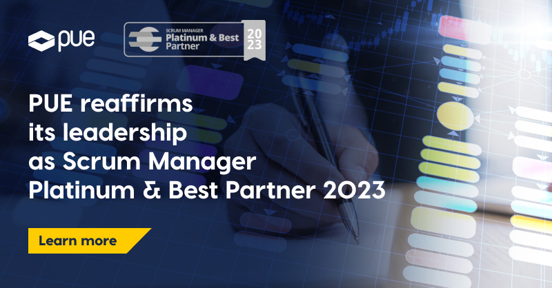 PUE reaffirms its leadership as Scrum Manager Platinum & Best Partner