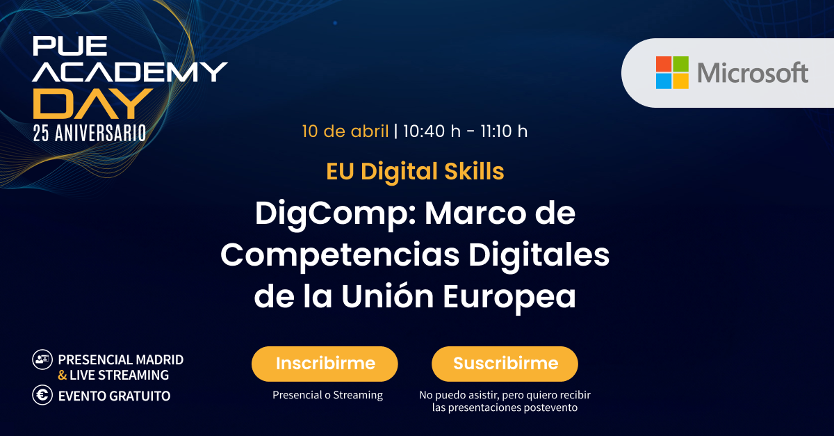 DigComp: Marco de Competencias Digitales de la Unión Europea | PUE ...